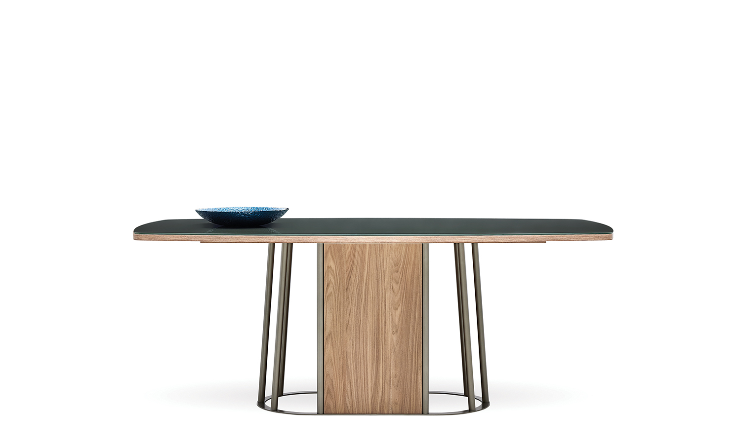 Emma Fixed Table - Metal Legs | Divanev Furniture