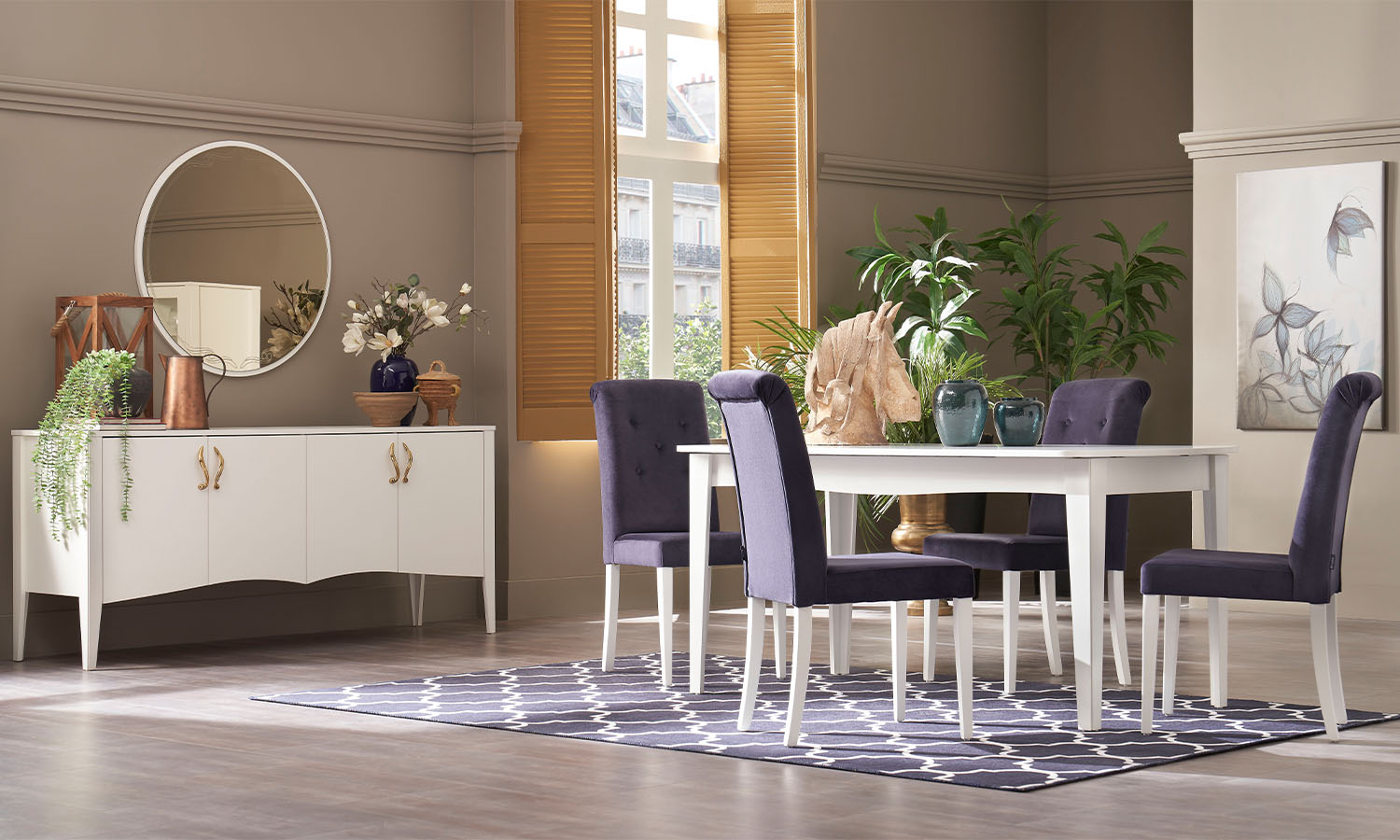 Country Dining Table | Divanev Furniture