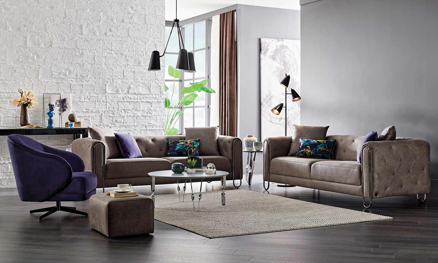 Cleo Lounge Ottoman | Divanev Furniture