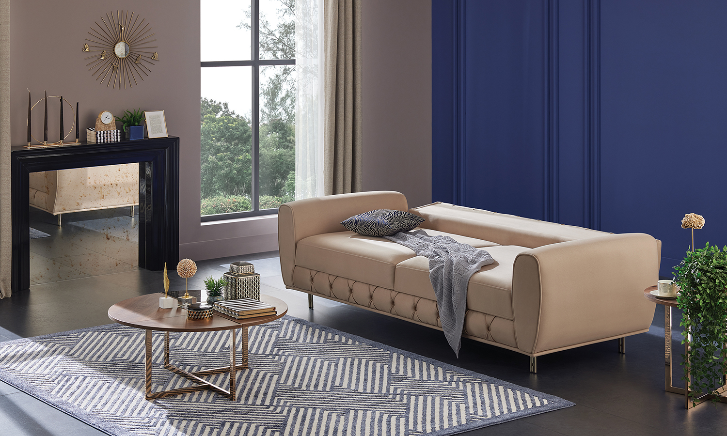 Viola 3-Seat Sofabed | Divanev Furniture