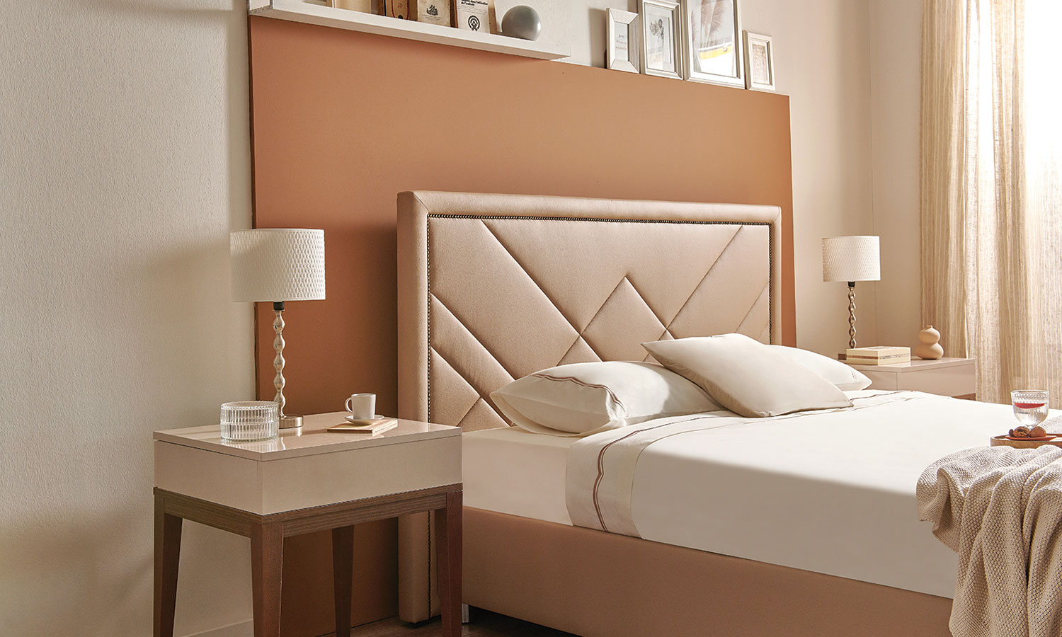 Alba Headboard - Pera Base | Divanev Furniture