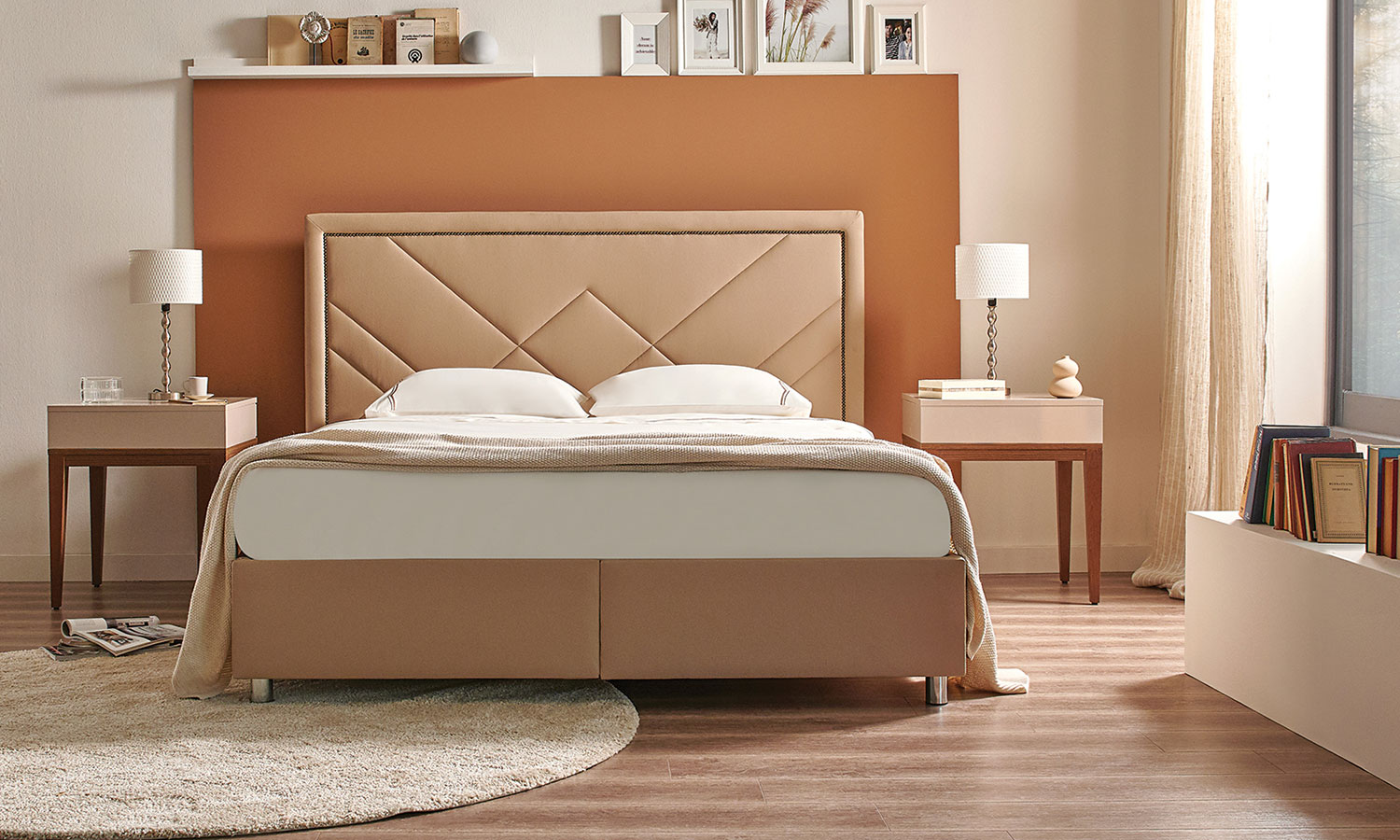 Alba Headboard - Pera Base | Divanev Furniture