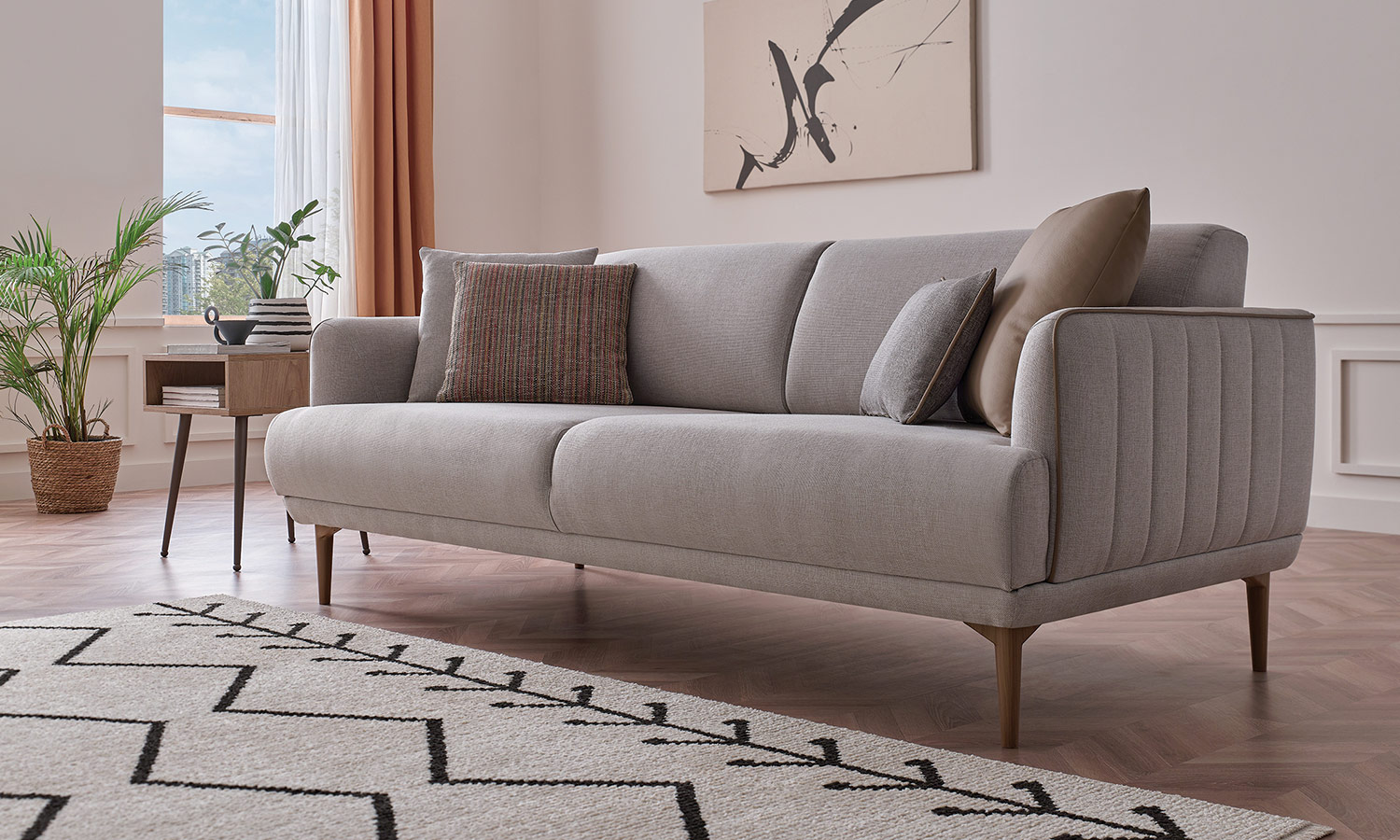 Helis Koltuk Takımı - Kadife | Divanev Mobilya